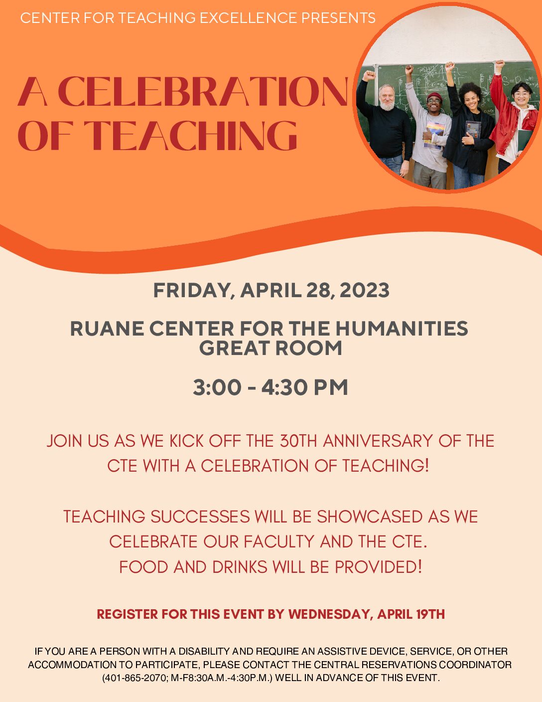 A Celebration of Teaching – The Center for Teaching Excellence at ...